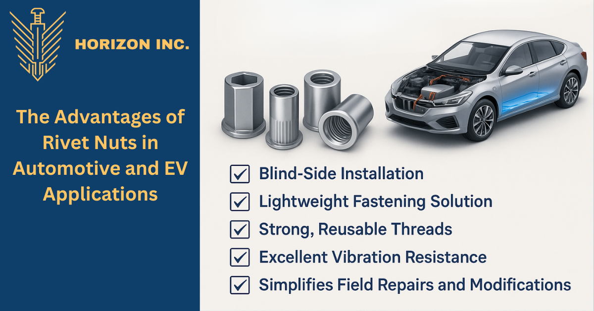 Advantages of Rivet Nuts aka Nut Inserts in Automotive & EV ...