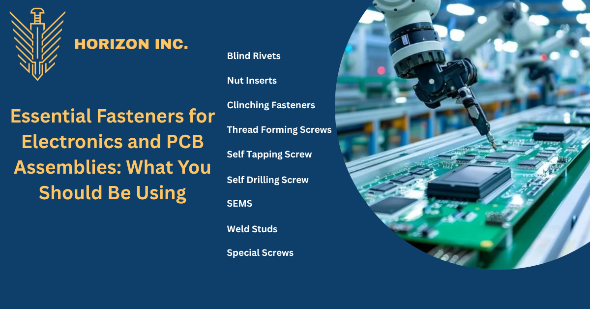 Essential Fasteners for Electronics & PCB Assemblies | Horizon Inc